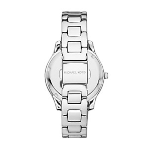 Michael Kors Liliane Three-Hand Silver-Tone Stainless Steel Women's Watch (Model: MK4556)