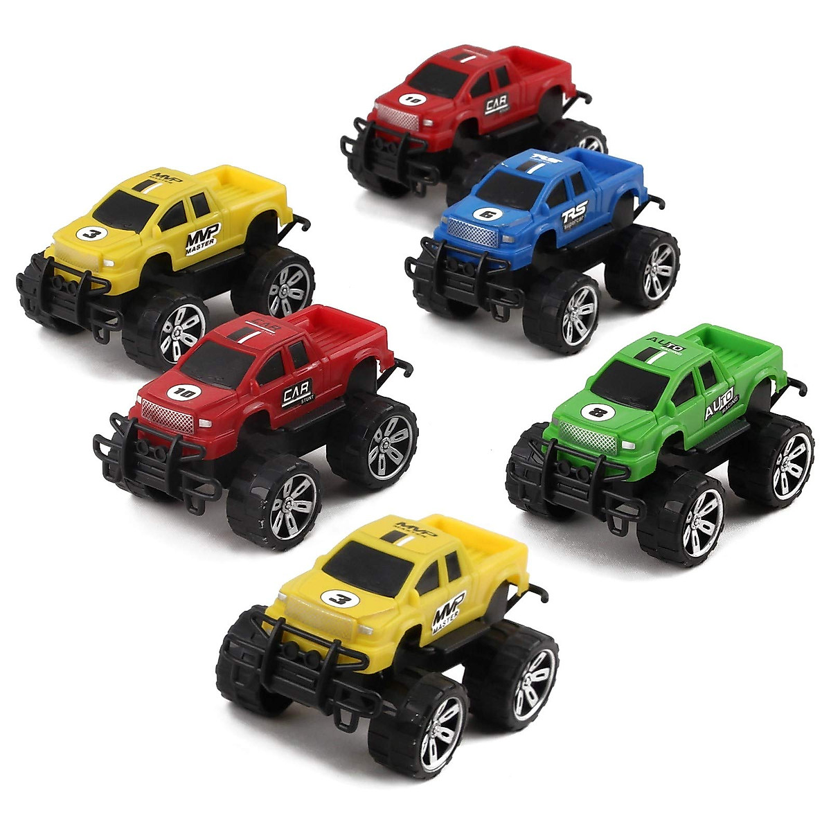 Vokodo Toy Semi Truck And Trailer 20 Inch Push And Go With Lights And Sounds Includes 6 Pickup Cars Kids Big Rig Auto Carrier Vehicle Pretend Play Great Gift For Preschool Children Boys Girls Toddlers