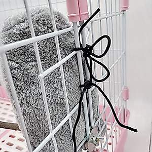 Keeronde Bird Fleece Blanket Parrot Cage Snuggle Hut Warm Nest Bed Hanging Hammock for Small Msdium Parrot Budgie Parakeet Cockatiel Conure Amazon Lovebird Finch Canary (Medium)