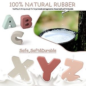 TOYHDAYO Silicone Alphabet Puzzle for Toddlers 1-3, Alphabet Toys with Puzzle Board & Letter Blocks ABC Letter Puzzles, Educational Learning Toys for Toddlers, Best Preschool Education Gift