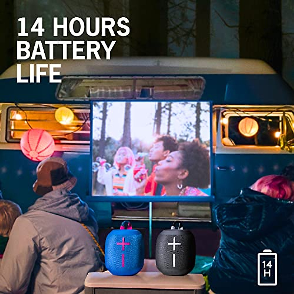 Ultimate Ears WONDERBOOM Wireless Portable Waterproof Bluetooth Speaker with Bigger, Bassy-er 360 Degree Sound, Outdoor Boost Equalizer with Signature Series Shockproof Water Resistant Case