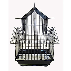 YML A1144BLK Pagoda Top Cage, Small