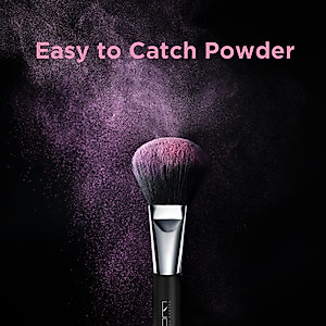 Brush Master Travel Makeup Brushes Set w/Pouch, 5PCS Double Ended Portable Mini Cosmetic Brushes Kit for Foundation, Eyeshadow, Lip, Blush Make Up Brushes Professional(Black)