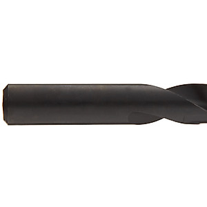 Chicago Latrobe 159 Series High-Speed Steel Short Length Drill Bit Set In Metal Case, Black Oxide Finish, 135 Degree Split Point, Inch, 15-piece, 1/16" - 1/2" in 1/32" increments