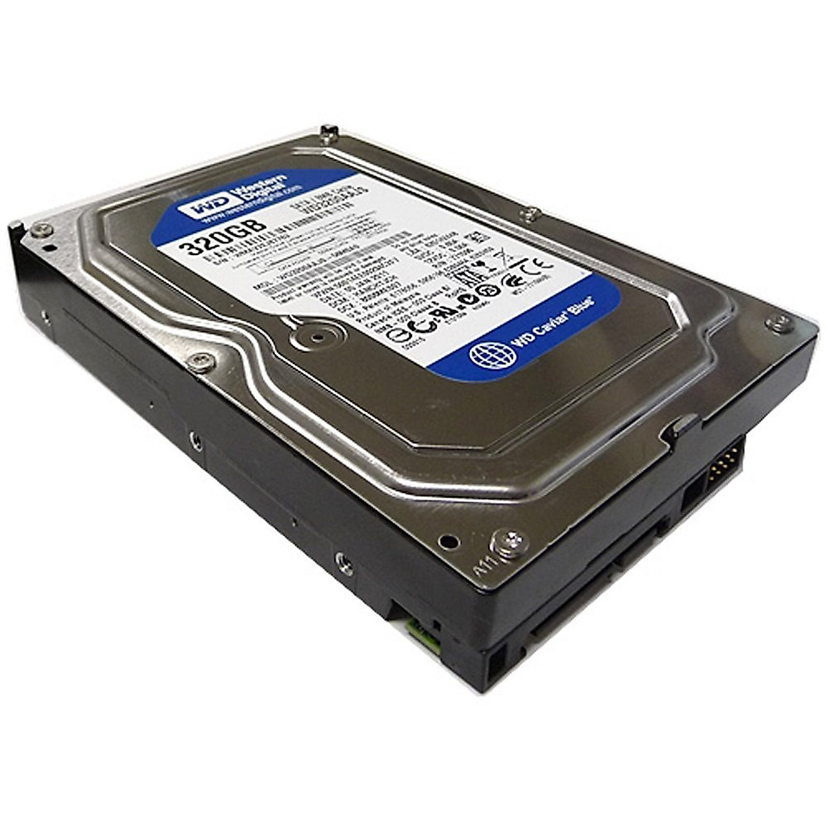 Western Digital Caviar SE (WD3200AAJS) 320GB 8MB Cache 7200RPM SATA 3.0Gb/s 3.5in Internal Desktop Hard Drive [Renewed]- w/ 1 Year Warranty