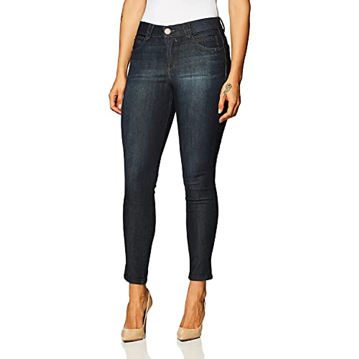 Democracy Women's Ab Solution Jegging, Indigo, 2