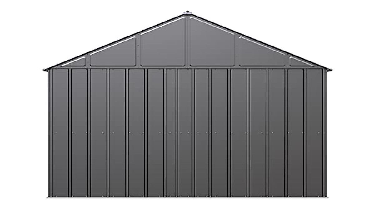 Arrow Shed Classic 12x12 Steel Storage Shed in Charcoal - Durable & Secure