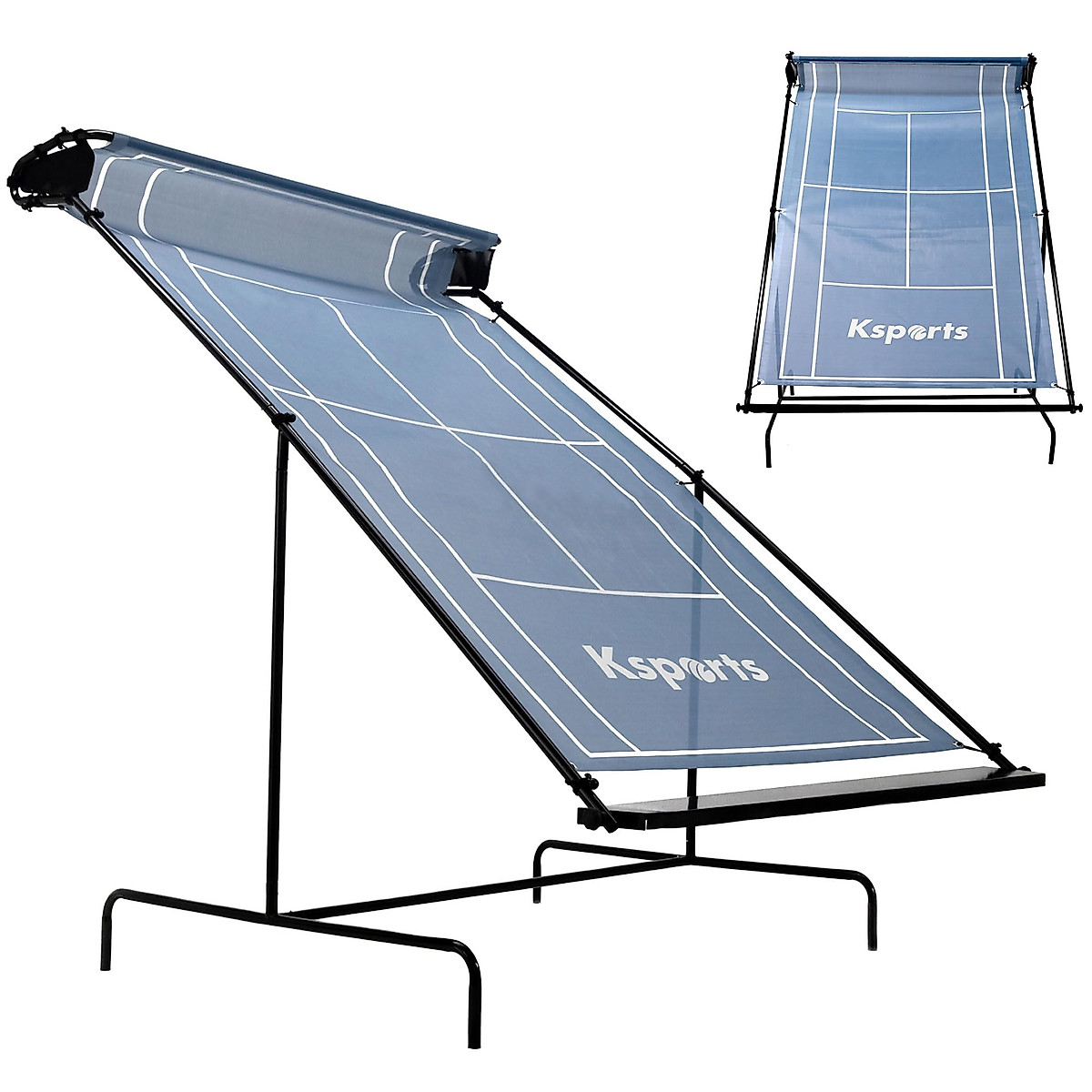 Ksports Tennis Rebounder Net with Carry Bag, Blue