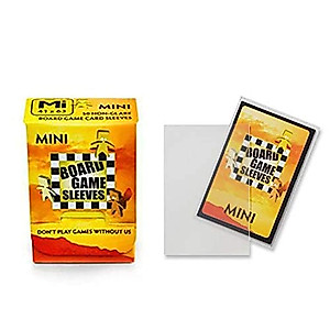 5 Packs Arcane Tinmen Non-Glare Board Game Sleeves 50 ct Mini Size Card Sleeves Value Bundle!