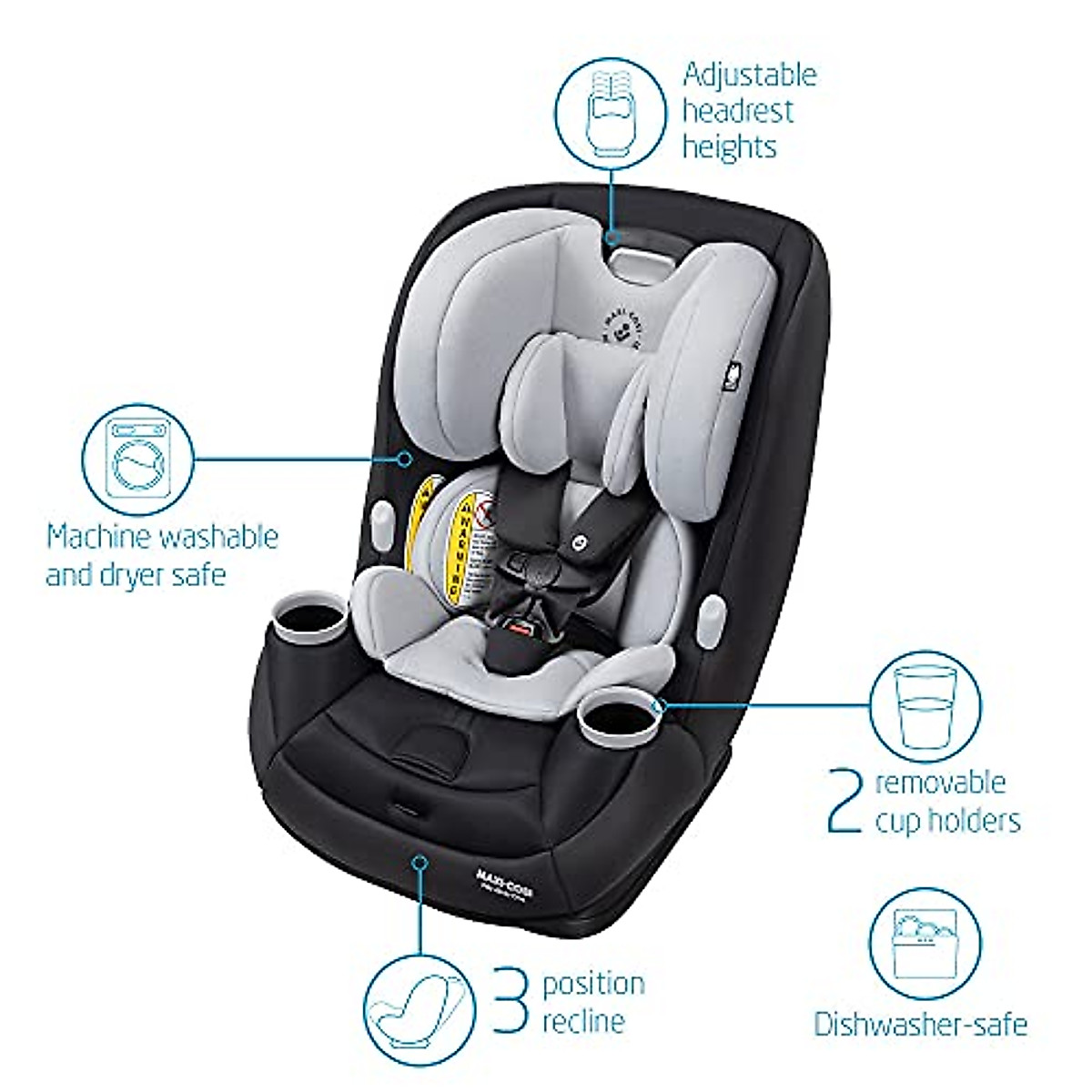 Maxi-Cosi Pria™ All-in-1 Convertible Car Seat, After Dark
