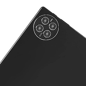 10in Smart Tablet, Portable Smart Tablet US Plug 100-240V Dual Speakers 1920x1200 Resolution Octa Core CPU for Studying (Black)