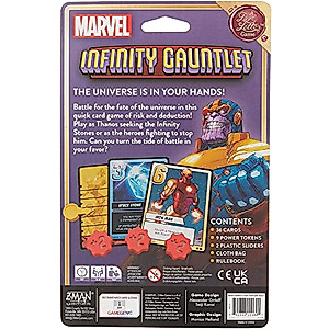 Infinity Gauntlet: A Love Letter Card Game Save The Universe from Thanos! Strategy Game for Kids and Adults Set in The Marvel Universe, Ages 10+, 2-6 Players, 15 Minute Playtime, Made by Z-Man Games