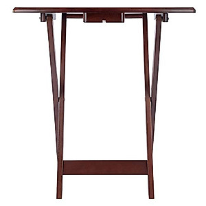 Winsome Oversize Snack Table Set, Walnut