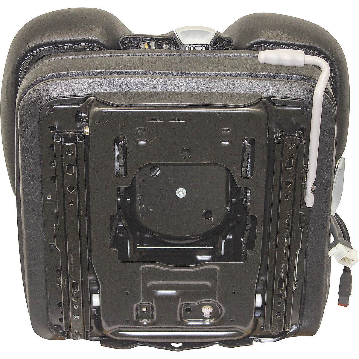 K&M Uni-Pro KM 136 Low Profile Air Suspension Seat with 12 Volt Compressor - 375-Lb. Capacity, Vinyl, Model Number 7916