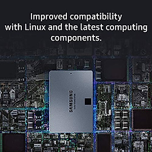 Samsung 860 QVO 2TB 2.5 Inch SATA III Internal SSD (MZ-76Q2T0B/AM), Gray