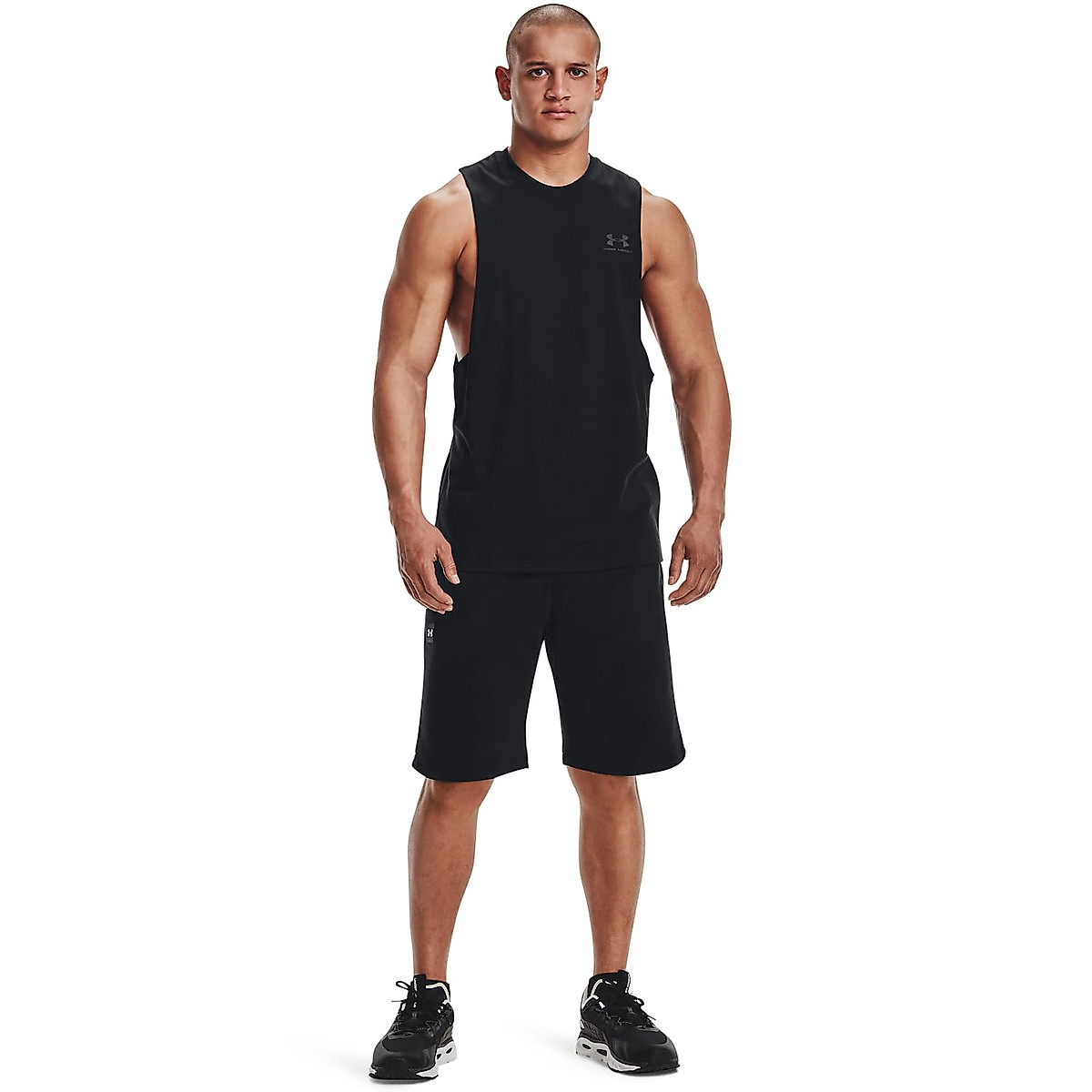 Under Armour UA Sportstyle Left Chest Cut-Off LG Black