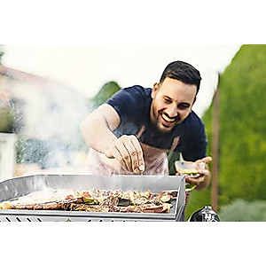 Stanbroil Stainless Steel Flat Top Gas Grill Griddle for Blackstone Portable Propane Fueled Grill - 17 Inches