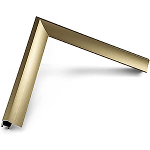 Frame My TV Deco TV Frames Alloy Prismatic - Pale Gold Bezel Compatible ONLY with Samsung The Frame TV (75", Fits 2021-2025 Frame TV)