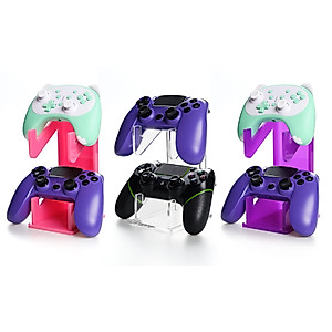 Aspens Design Controller Holder Pink, Universal Stand, Suitable for Almost All Controllers Cute Kawaii Gaming Accessories, Aesthetic Room Decor Bubblegum Pink