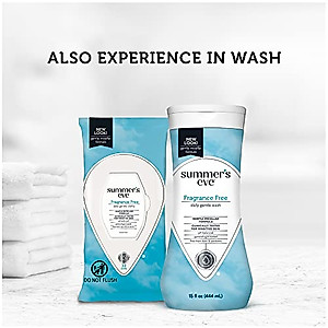 Summer’s Eve Fragrance Free Gentle Daily Feminine Wipes, pH balanced, 32 Count