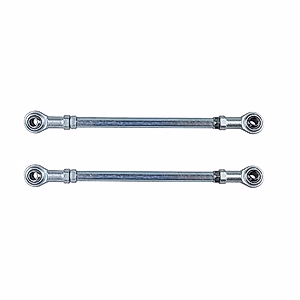 2pcs M8 200mm Inner Outer Steering Tie Rod End Lower Upper Ball Joint Adjustable Sway Bar Assembly for Electric ATV Quad Go Kart