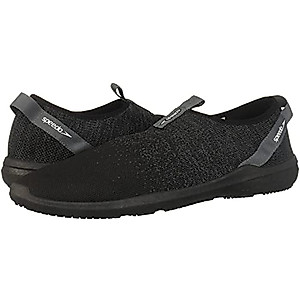 Speedo Men's Water Shoe Surfknit Pro, Black/White/Red, 10