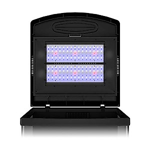 JBJ Aquariums 28 Gallon Nano-Cube 40W WiFi LED Aquarium Canopy Upgrade Kit, Aquariums 28-Gallon Nano-Cube 40W WiFi LED Aquarium Canopy Upgrade Kit, Black