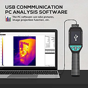 MiLESEEY Thermal Camera Imaging Tool for Temperature Anomalies,120 x 90 Pixel Infrared Resolution Thermal Imager, Rechargeable IP54 2 Meter Drop Proof 25Hz, Support PC Analysis Software