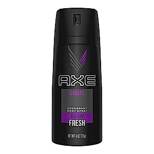 AXE Body Spray for Men, Excite, 4 oz(pack of 3)
