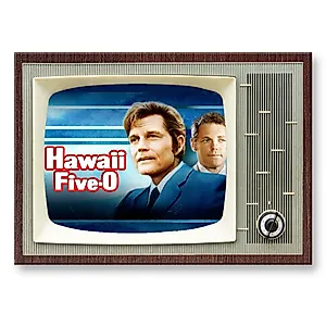 Hawaii 5-0 TV Show Retro TV Design Fridge Magnet Different