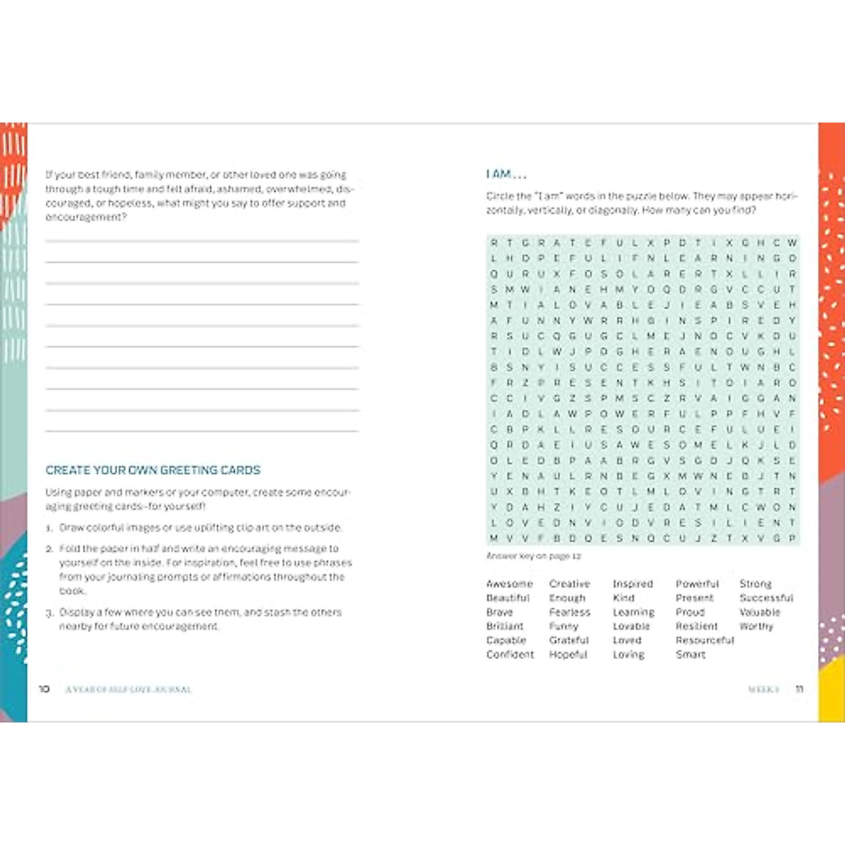A Year of Self Love Journal (A Year of Reflections Journal)