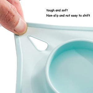 HQSGDMN Silicone Craft Mat, 24x16inch Nonstick Craft Mat with Collapsible Paint Brush Cleaning Cup and Pen Holders Silicone Sheet Crafting for DIY Projects (Color : Blue)