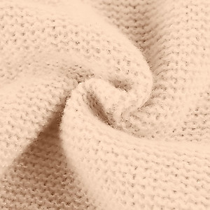 Jackets For Women 2023, Winter Fall Jacket Women&#039;S Hooded Knitted Cardigan Solid Color Long Sweater Coat Thickened Warm Plus Size Coats Cute Jackets Fur Hood Coat Jackets (XL, Beige)