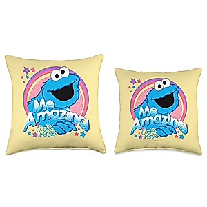 Sesame Street Cookie Monster Me Amazing Throw Pillow, 18x18, Multicolor