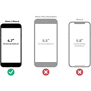 OtterBox Symmetry Series Case for iPhone SE 3rd Gen (2022), iPhone SE 2nd Gen (2020), iPhone 8/7 (NOT Plus) - Includes Cleaning Cloth, Eco-Friendly Packaging - Saltwater Taffy