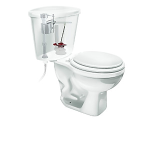 Fluidmaster 513A-016-P4 Adjustable Water Saving 3-Inch Toilet Flapper, Red