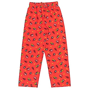 Miraculous Ladybug Cat Noir Little Girls Long Sleeve Pajama Pant Set Red/Gray 6X