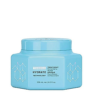 M Hair Designs Fibre Clinix Tribond Hydrate Dry Hair Shampoo (10.1 oz), Conditioner (8.5 oz), Treatment (8.5 oz) & Hair Clips Bundle - Simplifies Hair Care Routines