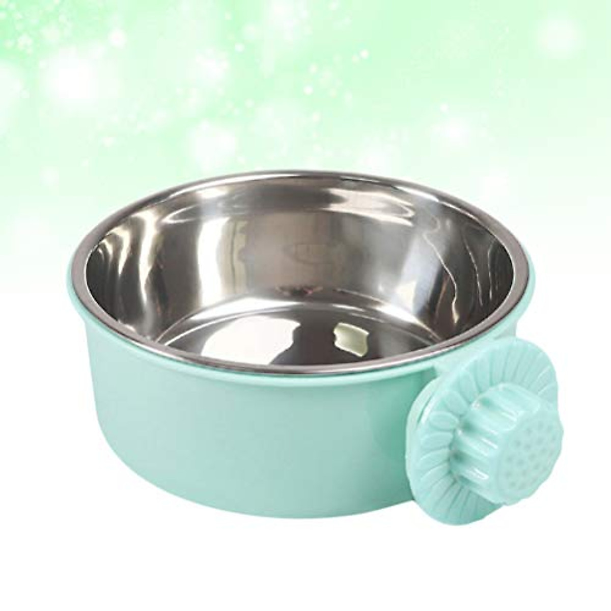 Pet Bird Feeder Cage Parrot Feeding Cups Stainless Steel Parrot Feeders Water Cage Bowls for Cockatiel Conure Budgies Parakeet Parrot Macaw Small Animal Chinchilla Size S