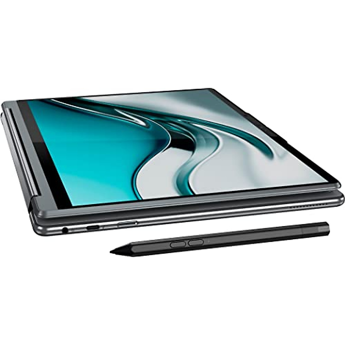 Lenovo Latest Yoga 9i, 12th Gen i7-1260P, 14" FHD (1920 x 1200) IPS, Anti-Glare, Touch, 400 nits,16 GB DDR5, 512 GB SSD, 1080P Camera, Pen 2, 3.3 lbs, Win 11 - Strom Grey (82LU004CUS)