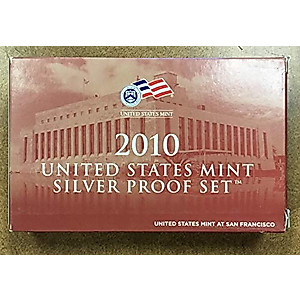 2010 S Silver proof set Collection US Mint Bright