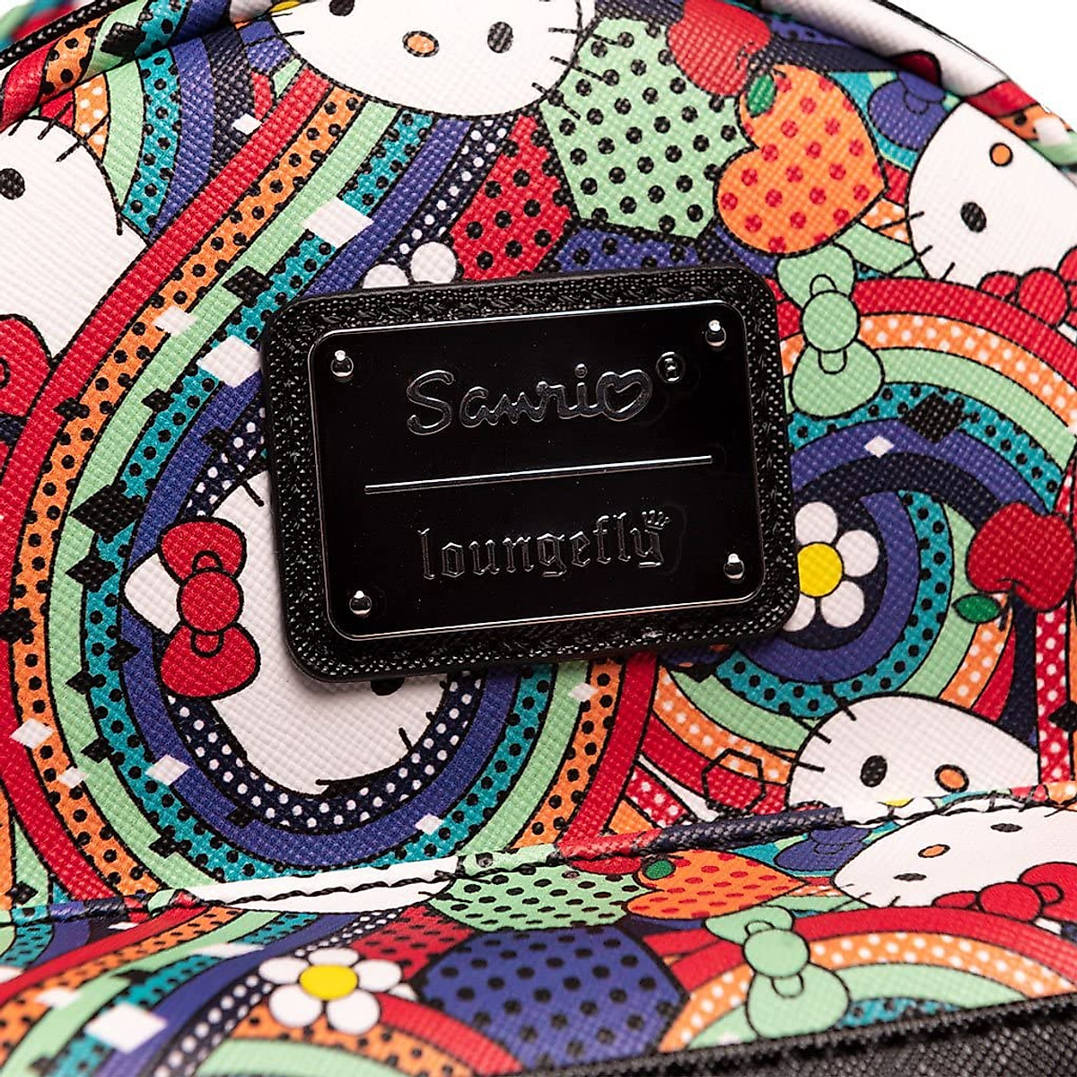 Loungefly Sanrio Hello Kitty Rainbow Abstract Mini Backpack