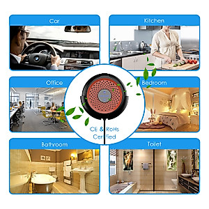 Car Ionizer Air Purifier,Timeage USB Air Ionizer for Bedroom, Desk, Car, Office,Travel,and Smoker, With Plasma Ionic Tech to Eliminates Smoke & Odor