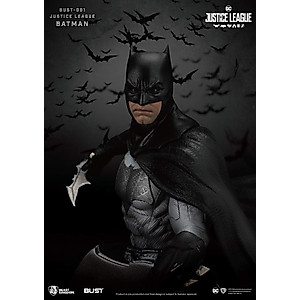 Beast Kingdom Justice League Action Bust Series: Batman PVC Bust Multicolor 6 inches