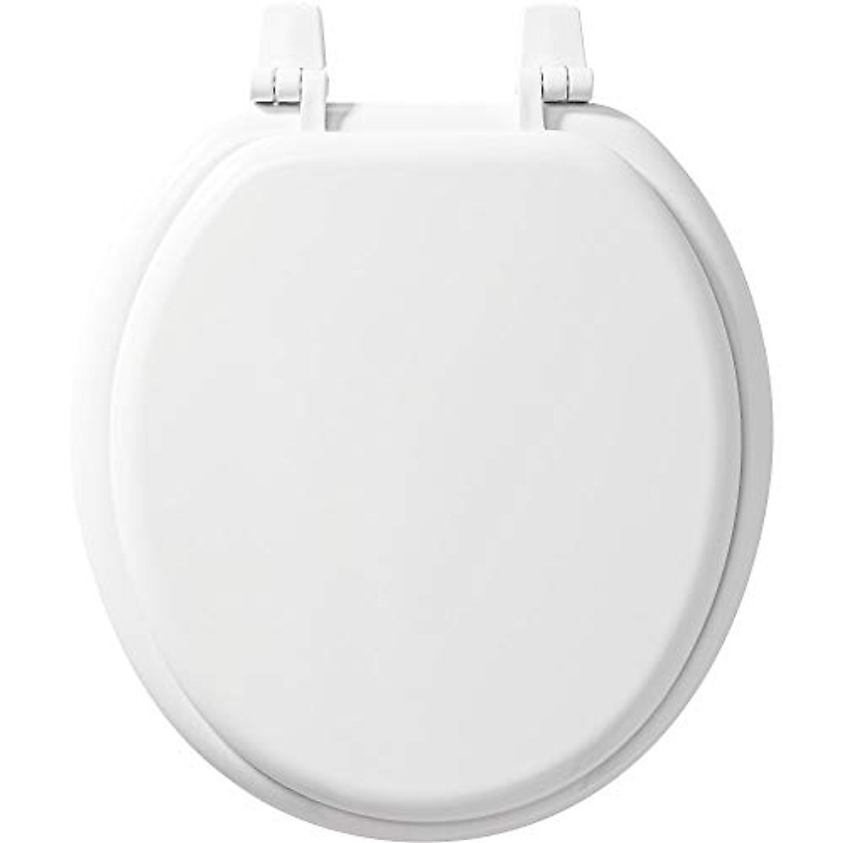BEMIS 400TTA 000 Economy Toilet Seat, Durable Enameled Wood, ROUND, White