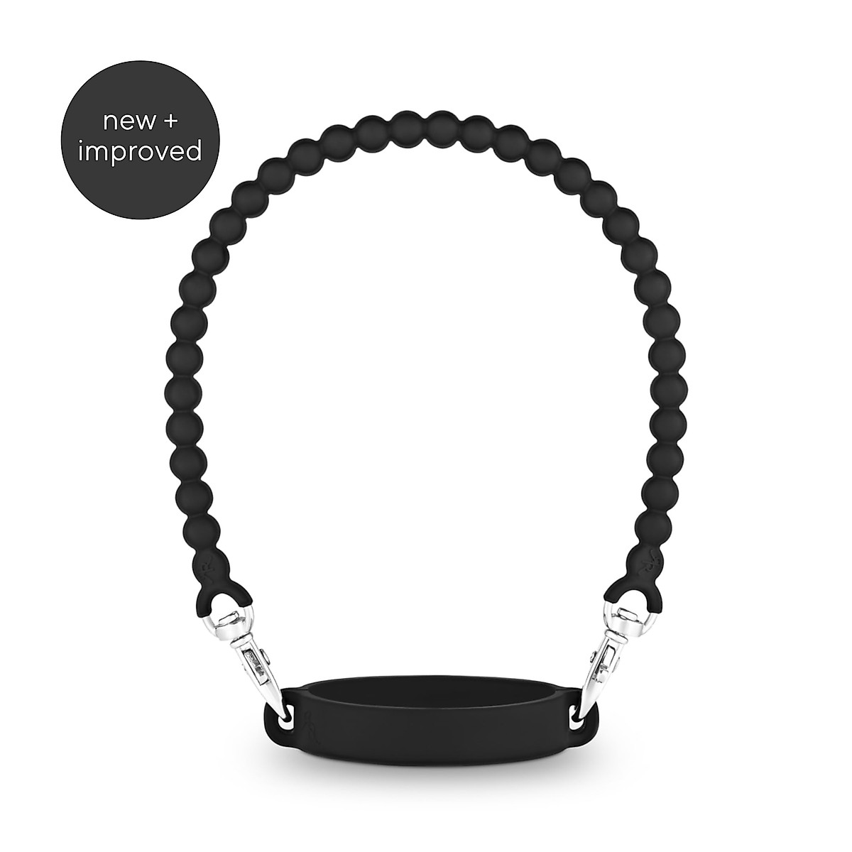 Ryan & Rose Water Bottle Handle - Water Bottle Sling, Carrier, Holder with strap - Soft Durable Silicone - Fits Most 8-40oz Bottles - Compatible Stanley Cup Accessories (Black)