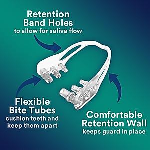 DenTek, Comfort-Fit Dental Guard for Nighttime Teeth Grinding, 2 Count (Packaging May Vary) with DenTek ReadyFit Disposable Dental Guards BPA Latex Free, 12 Count