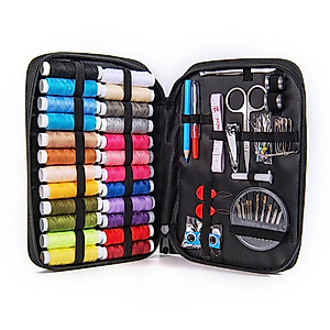 IRDFWH 24 Rolls of Thread Sewing Box Set Multifunctional Sewing Kit Sewing Sewing Thread Box Storage Box