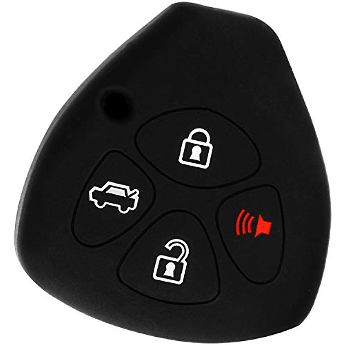 KeyGuardz Keyless Entry Remote Car Key Fob Outer Shell Cover Soft Rubber Protective Case For Toyota Scion HYQ12BBY