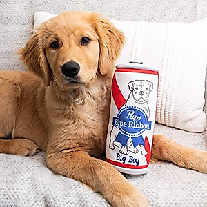 H&K for Dogs Power Plush | Pups Blue Ribbon (Small) | Funny Dog Toy | Dog Toy with Squeaker | Dog Gift | Fun, Durable, and Safe | Squeaky Dog Toy